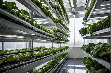 Premium Photo Urban Vertical Hydroponic Farming System