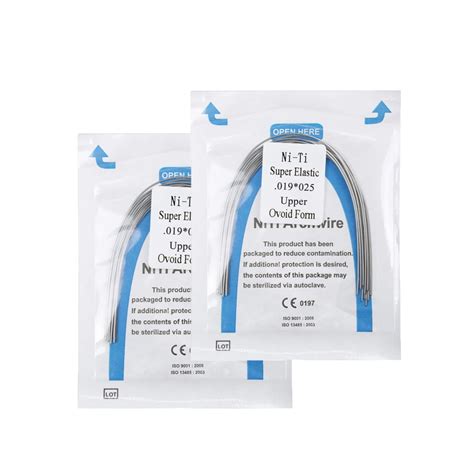 2 Pack20pcs Dental Orthodontics Super Elastic Rectangular Arch Wires