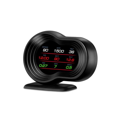 F9 Obd2 Gps 모드 자동차 Hud 헤드 업 디스플레이 속도 수온 전압 디스플레이