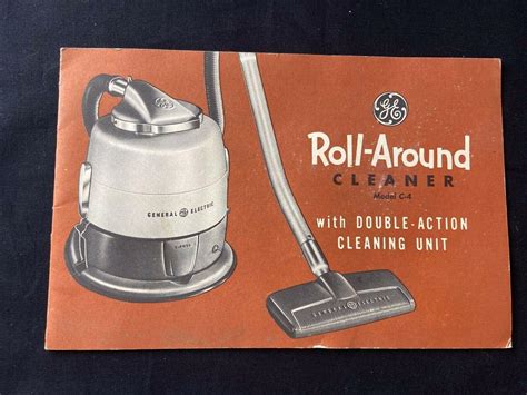Vintage Ge Roll Around Cleaner Model C 4 Manual 3941059587