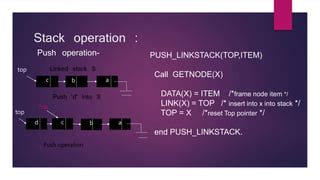 Stack Queue Using Linked List In Data Structure PPTX