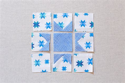 In Color Order Patchwork Star Lined Drawstring Bag Tutorial