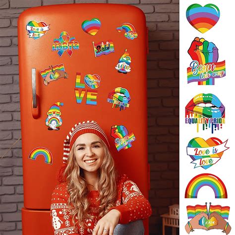 Fabbay Rainbow Magnetic Stickers Pride Car And Home Decals