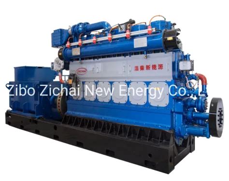 Water Cooled 1mw Methane Gas Turbine Generator Combined Heat And Power Power Generator And