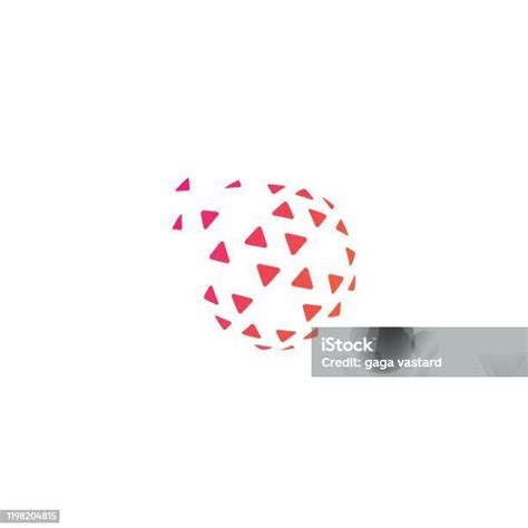 구 디지털 글로브 서클 라운드 삼각형 놀이 확산 3d 벡터 아이콘 그림 구에 대한 스톡 벡터 아트 및 기타 이미지 구 로고 0명 Istock