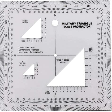 Us Military Map Protractor Goalkoti
