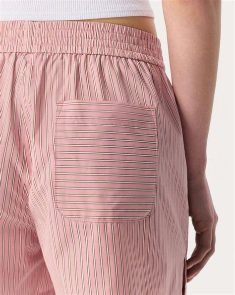 Emma Striped Shorts Blush Stripe Rag And Bone