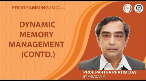 Dynamic Memory Management Contd Lecture 18 Youtube