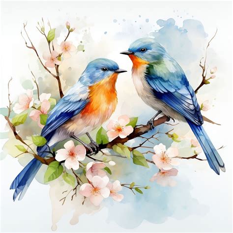 Watercolor Bird Illustration