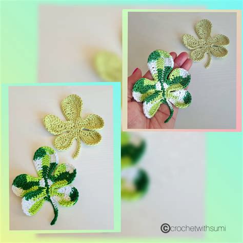 Crochet Fig Leaf Written Pdf Pattern Etsy