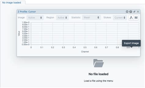 Export Image Data Buttons Still Exist When No File Is Loaded Issue CARTAvis Carta