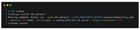 K3d A Fast Kubernetes Dev Environment