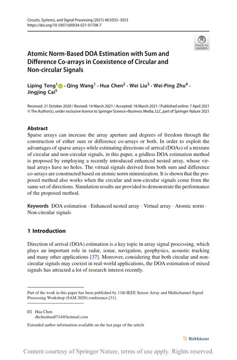 atomic norm based doa estimation with sum and difference co arrays in