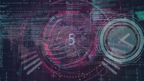 Animation Of Scope Scanning And Data Processing Over Cityscape Stock Video Video Of Interface