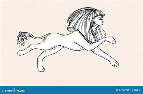 Running Sphinx Stock Illustrations 16 Running Sphinx Stock