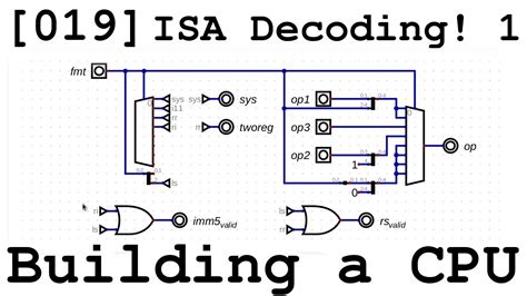 019 Instruction Set Decoding Part 1 Building A Cpu From Scratch Youtube
