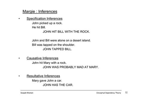 conceptual dependency theory in artificial intelligence pdf