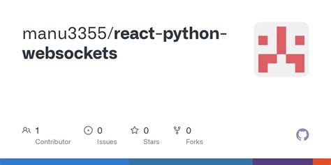 GitHub Manu3355 React Python Websockets