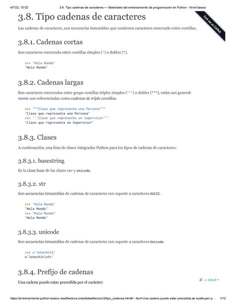 Cadenas En Python 3 Tipo Cadenas De Caracteres Las Cadenas De Caracteres Son