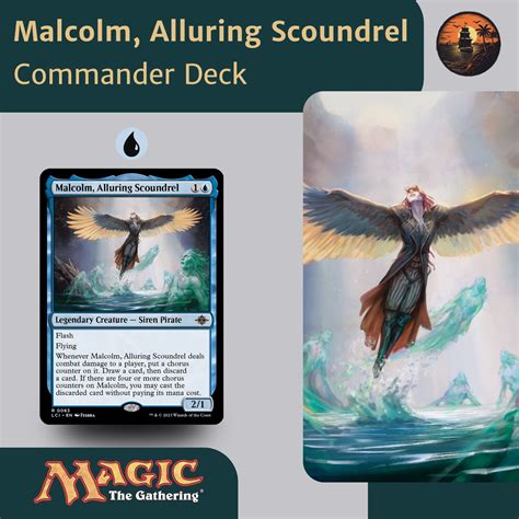 Card Draw And Spell Synergy Control Malcolm Alluring Scoundrel Cust