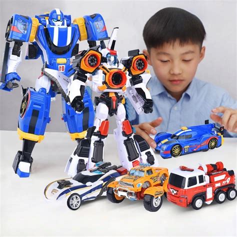 Galaxy Detectives Tobot Transformation Car To Robot Toy Korea Cartoon Brothers Anime Tobot