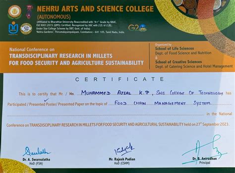 muhammed ajsal k p on linkedin research agriculturesustainability