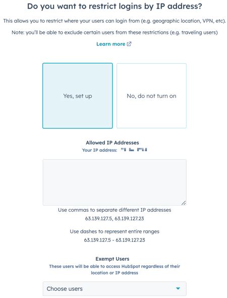 restrict which login methods users can use to access your account