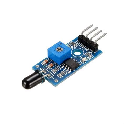 Flame Sensor Module Blue 3pin Ab007b At Rs 51 Flame Sensor In New
