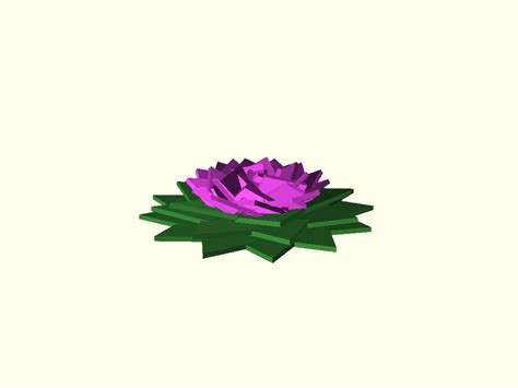 💐 Geometric Fibonacci Flower Generator・free 3d File For ・cults