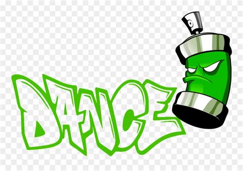 Mq Dance Words Graffiti Paint Bart Con Spray Graffiti Clipart