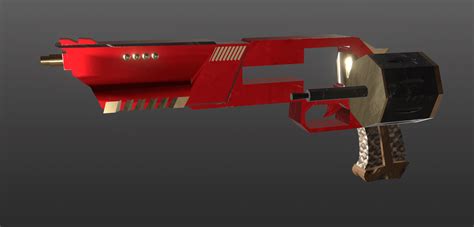 Hi Everyone Trying To Make A Red Gun Realistic Using Quixel Mixer But
