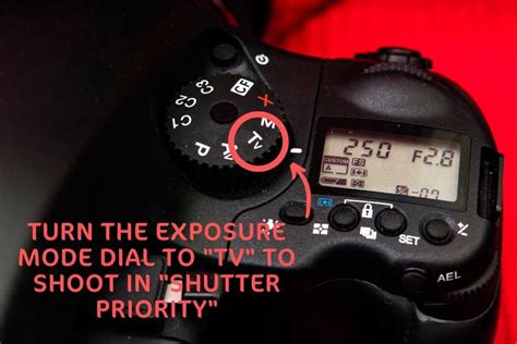 Manual Mode Or Shutter Priority Mode Tv Or S On Digital Camera