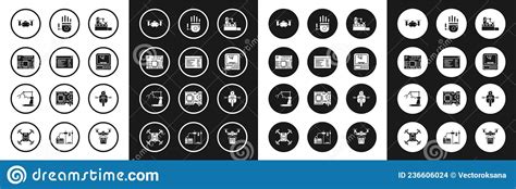 Set Factory Conveyor System Belt Printed Circuit Board Pcb Drone Flying With Action Camera 3d