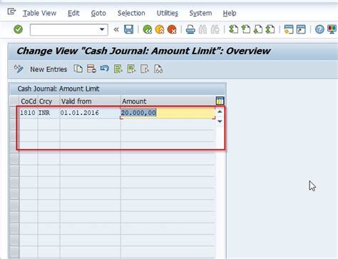 Configure Sap Cash Journal Erp Teacher