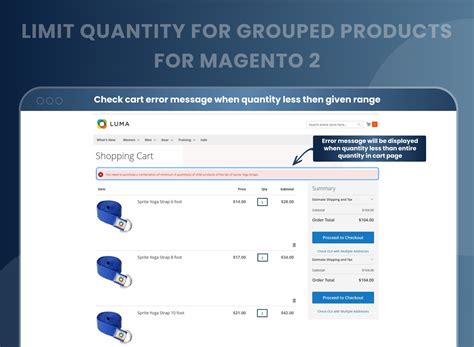 Magento 2 Limit Quantity For Grouped Products By MageAnts