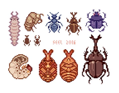 Pixel Art Insect