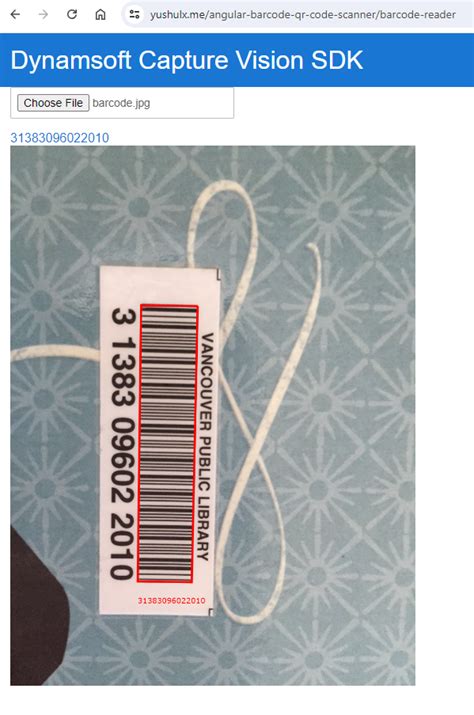 How To Build An Angular Barcode And Qr Code Detection App A Step By Step Guide Dynamsoft