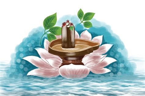 Beautiful realistic lord shiva shivling for maha shivratri festival card background 17227863 ...