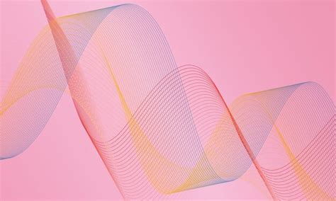 Premium Vector Modern Simple Abstract Seamlees Colorful Wavy Air Line Pattern Art Work