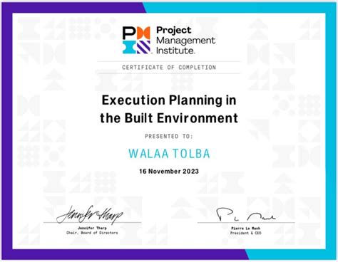 Pmi Cp Course For Building Professionals Walaa Tolba Posted On The