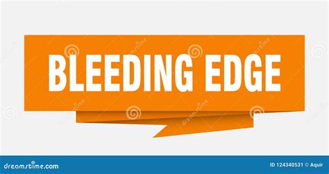 Bleeding Edge Stock Vector Illustration Of Notice Vector 124340531