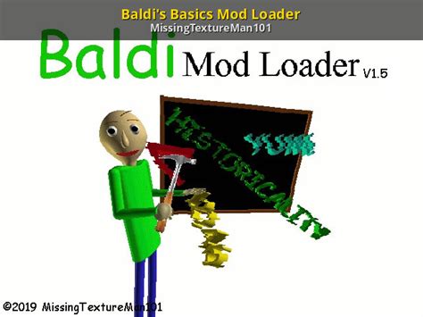 Baldis Basics Mod Loader Modding Tool For Baldis Basics Baldi