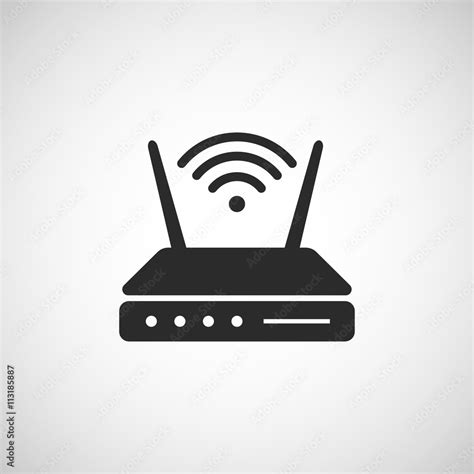Wifi Modem Icon Stock Illustration Adobe Stock