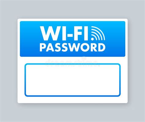 Free Wifi Password Symbol Sign Vector Stock Illustration Stock Vector