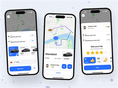Taxi Booking App Design By Dmitry Lauretsky For Ronas It Ui Ux Team On Dribbble