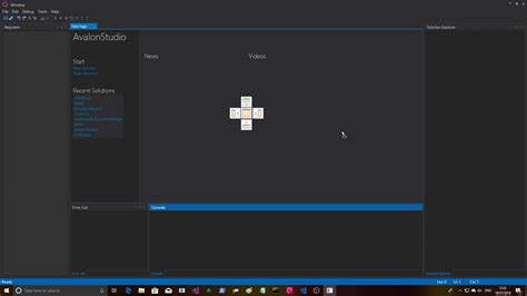 AvalonStudio Docking System Preview YouTube