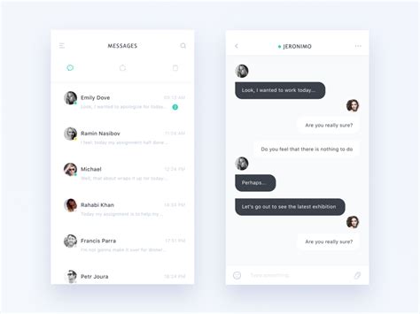 Amazing Chat Interface Inspiration App Interface Design App Interface Chatbot Design