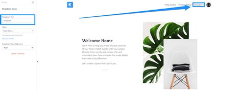 Adding A Dropdown Menu To Your Page Header Kajabi Help Center