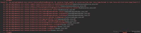 No Converter Found Capable Of Converting From Type Javalangstring To Type Javautillis