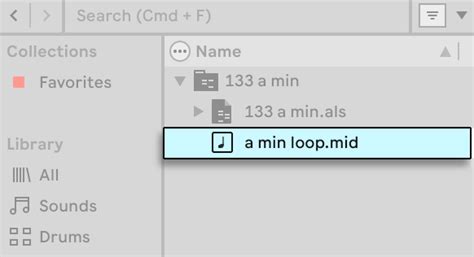Managing Files And Sets — Ableton Reference Manual Version 12 Ableton